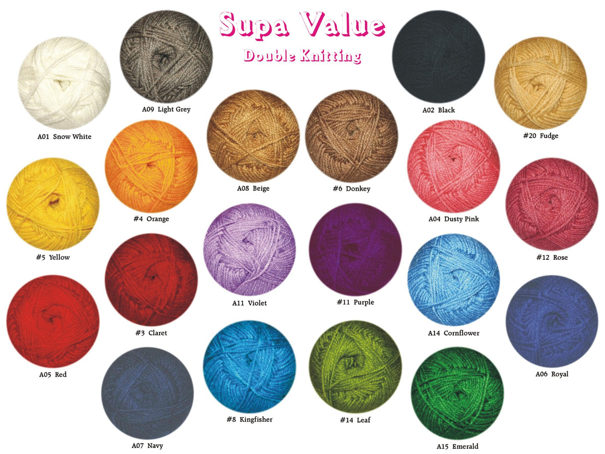 Supa Value DK 100g – Habiknit
